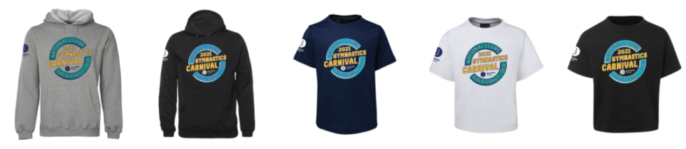 Merchandise | National Clubs Gymnastics Carnival